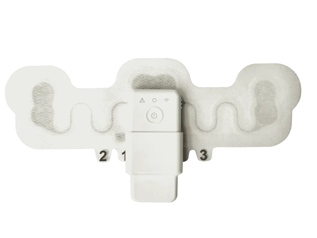 HP201 Wearable ECG Monitor + Resipration + Motion Sensor